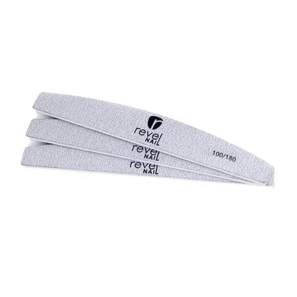 Bundles Double Sided File (100/180 grit) | 3 Count – Revel Nail