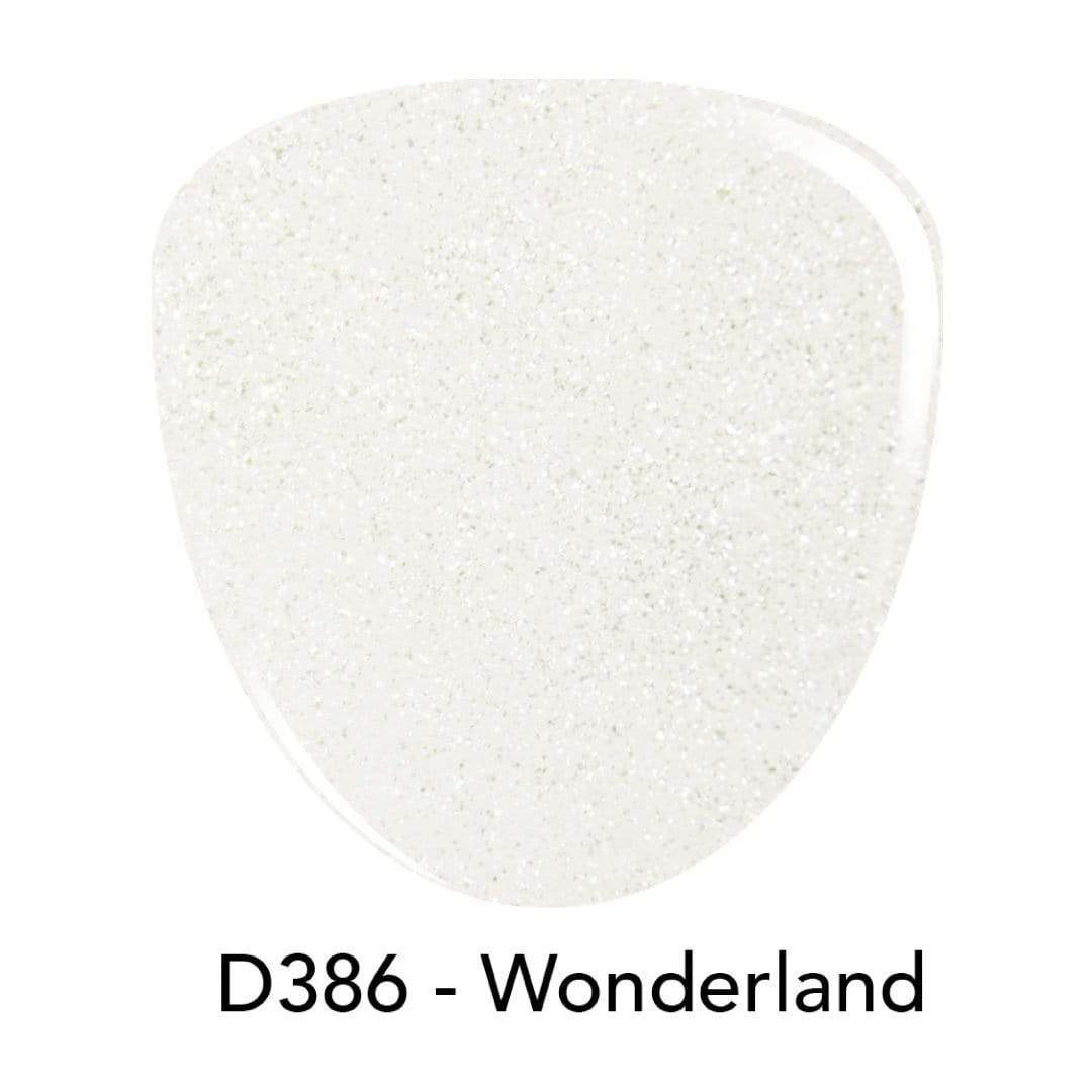D386 Wonderland White Glitter Dip Powder – Revel Nail